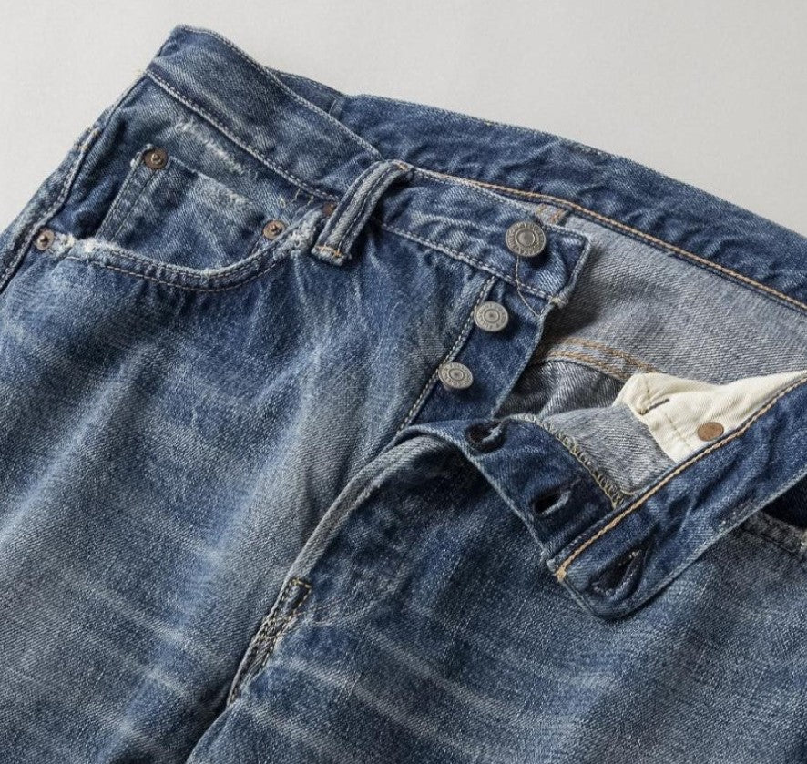 【Fullcount】1341-0105 Dartford 13.7oz Wide Straight Jeans – Blue Beach Denim