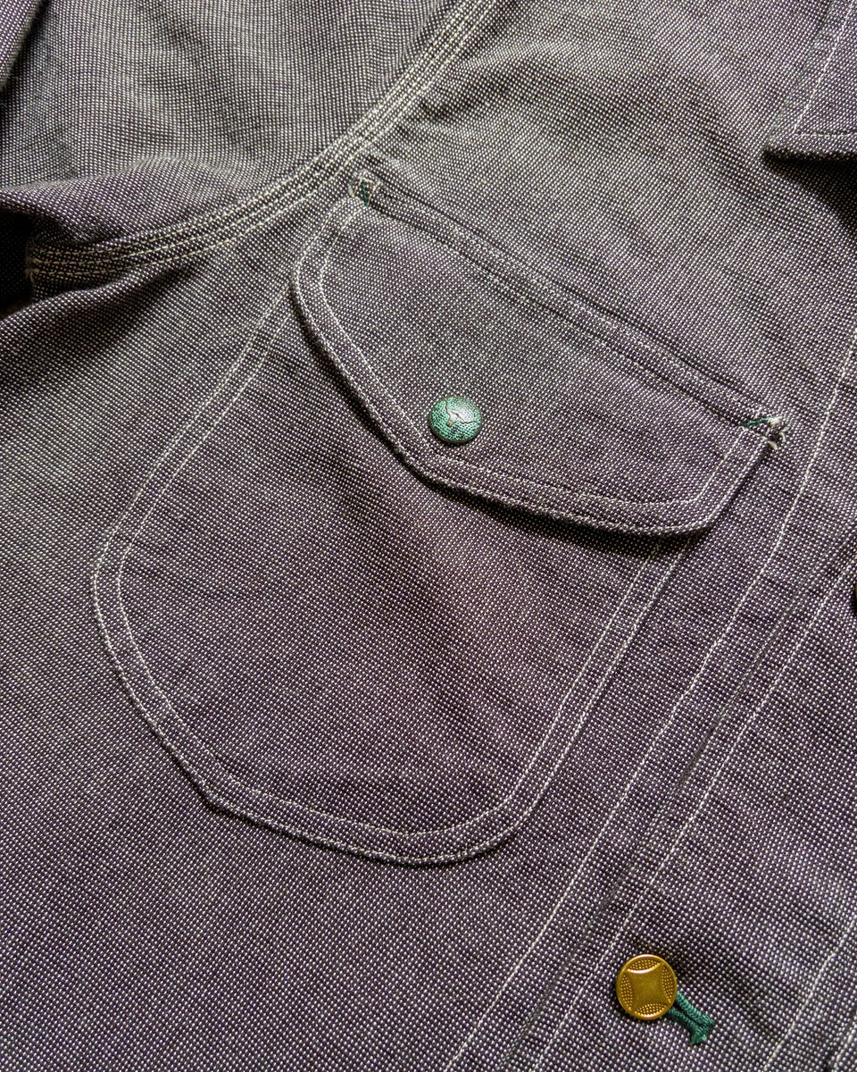 【WYTHE】Heavyweight Pinpoint Canvas Barn Jacket - Night Sky – Blue Beach ...