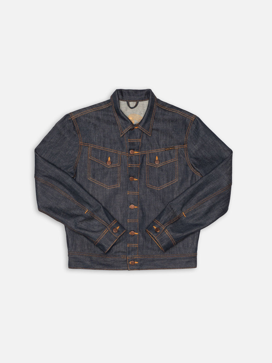 【Nudie Jeans】Conny Denim Jacket Dry Streaky 原色丹寧外套 – Blue Beach Denim
