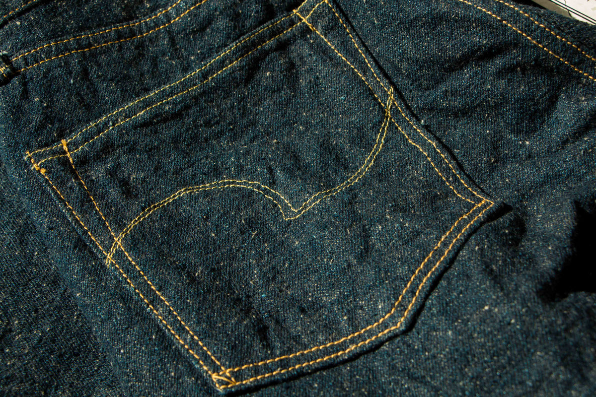 【ONI DENIM】288-CCD-GOLV Olive Weft Crushed Concrete Denim 15oz Regular ...