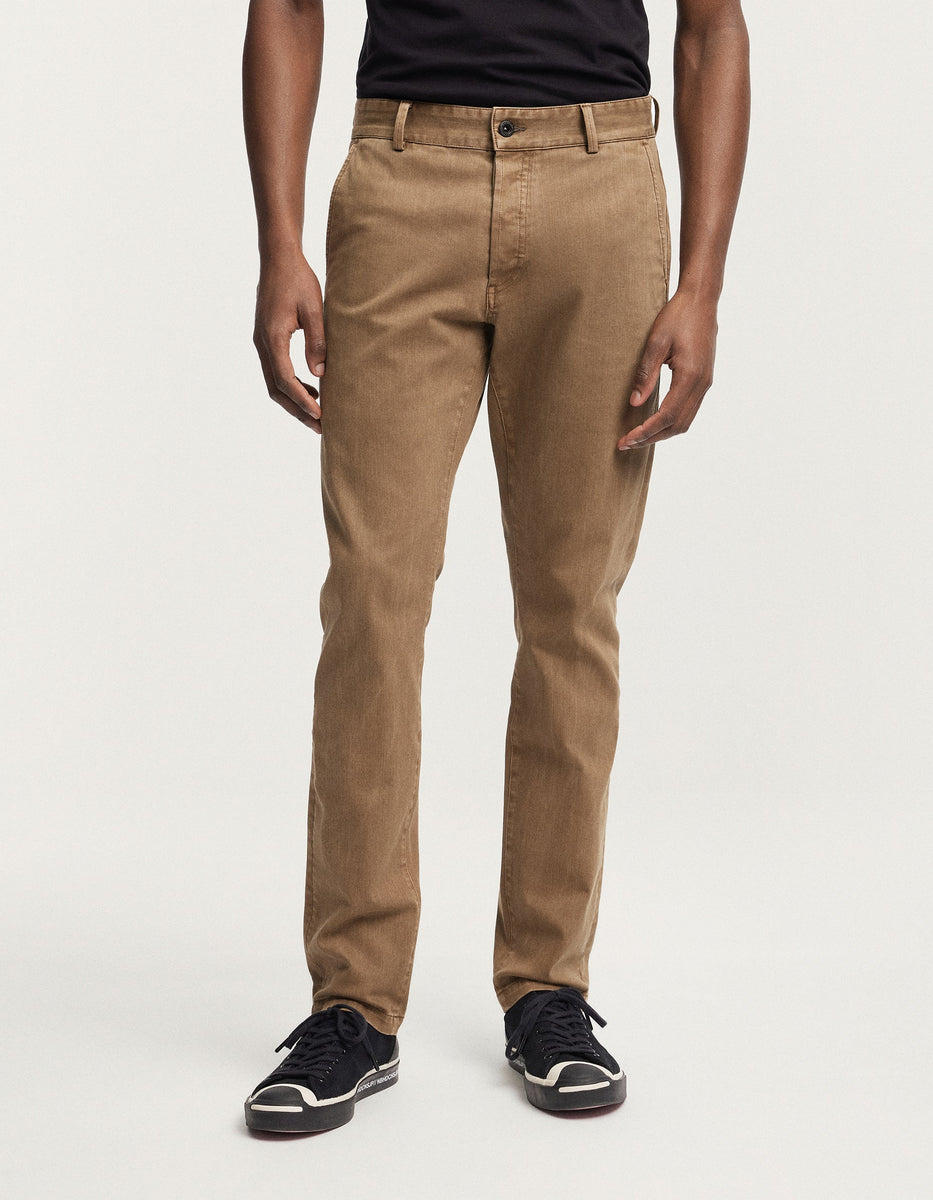 【DENHAM】RAZOR CHINO SC BRITISH KHAKI 英國卡其色修身小直筒休閒褲 – Blue Beach Denim