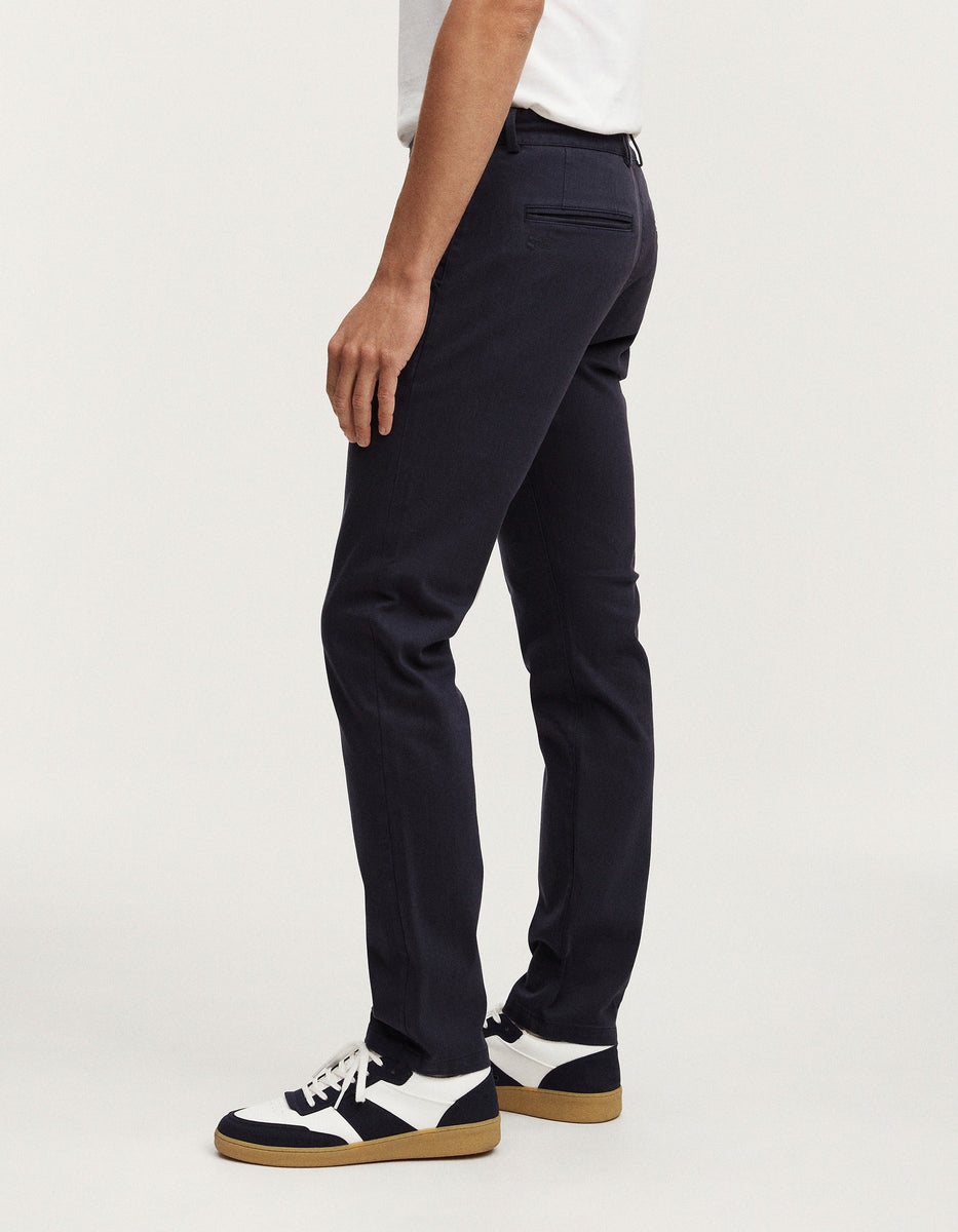 【DENHAM】RAZOR CHINO SC NAVY BLAZER 海藍修身小直筒休閒褲 – Blue Beach Denim