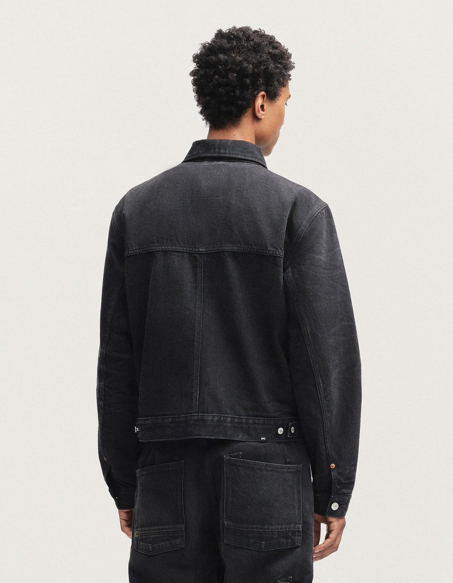 【DENHAM】Chester Jacket After Dark Black – Blue Beach Denim