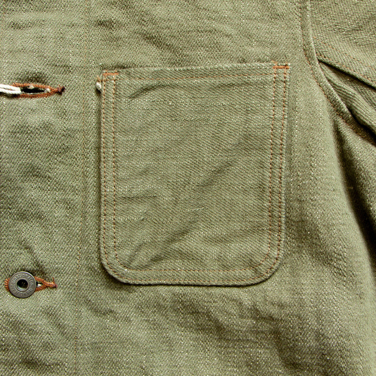 【ONI DENIM】03502-OLD18 Olive Denim Coverall – Blue Beach Denim