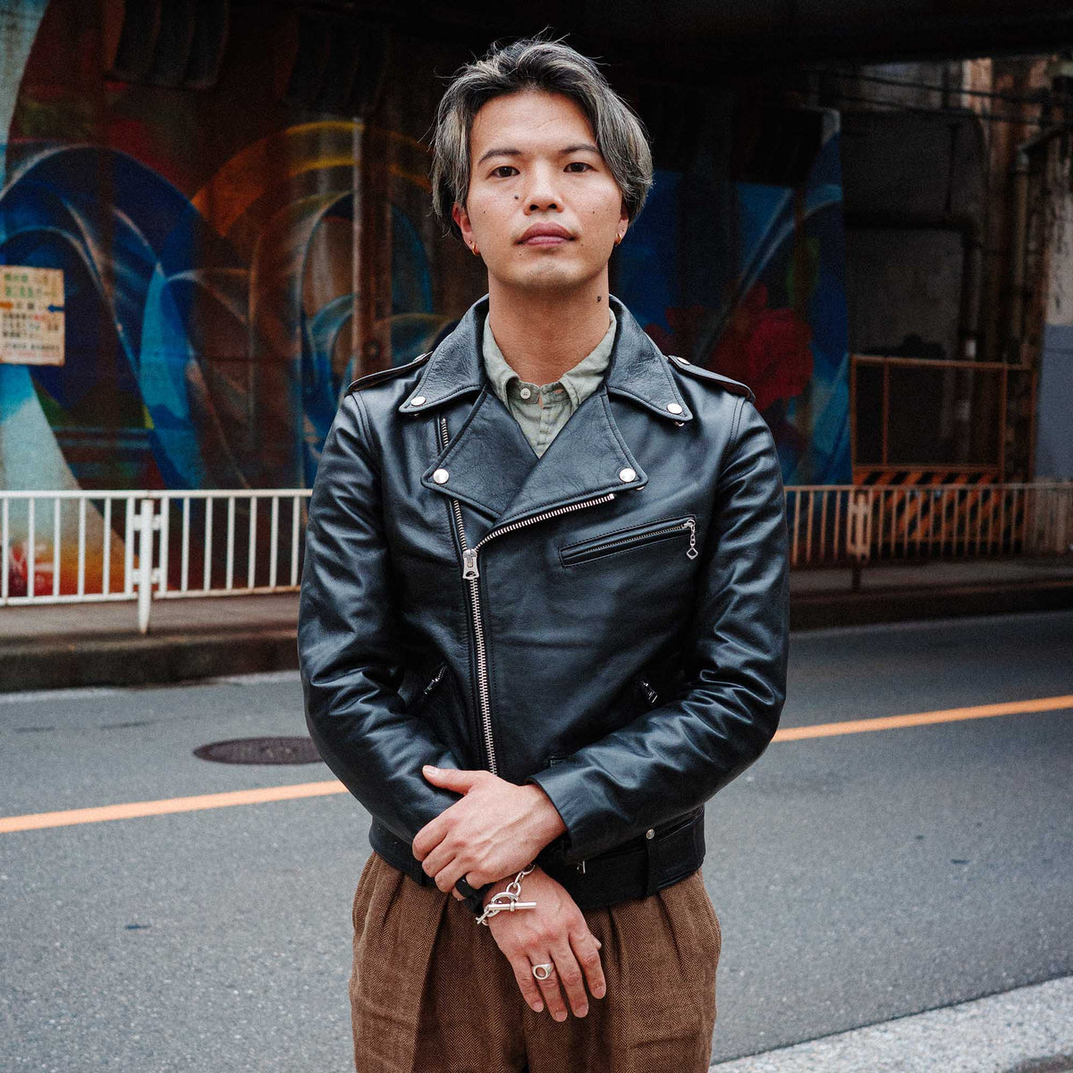 【Shangri-La Heritage】“One For The Road” Black Tea-Core Leather Jacket ...
