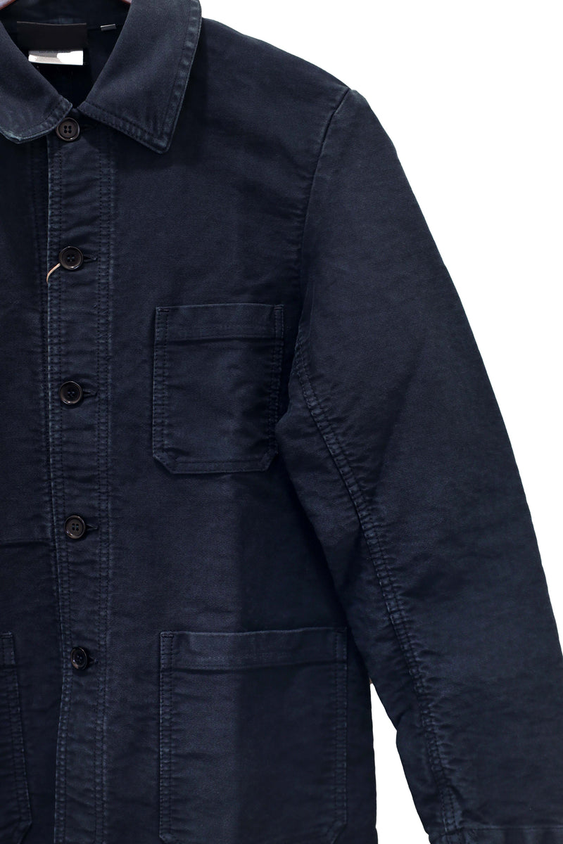 【Vetra】French Workwear Jacket 3M#5 Moleskin Navy 深海藍鼴鼠皮法式工作裝 – Blue ...