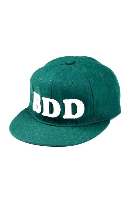 【Benzak Denim Developers】BDD Baseball Cap Wool Green 18oz / 六片式棒球 羊毛 綠 ...