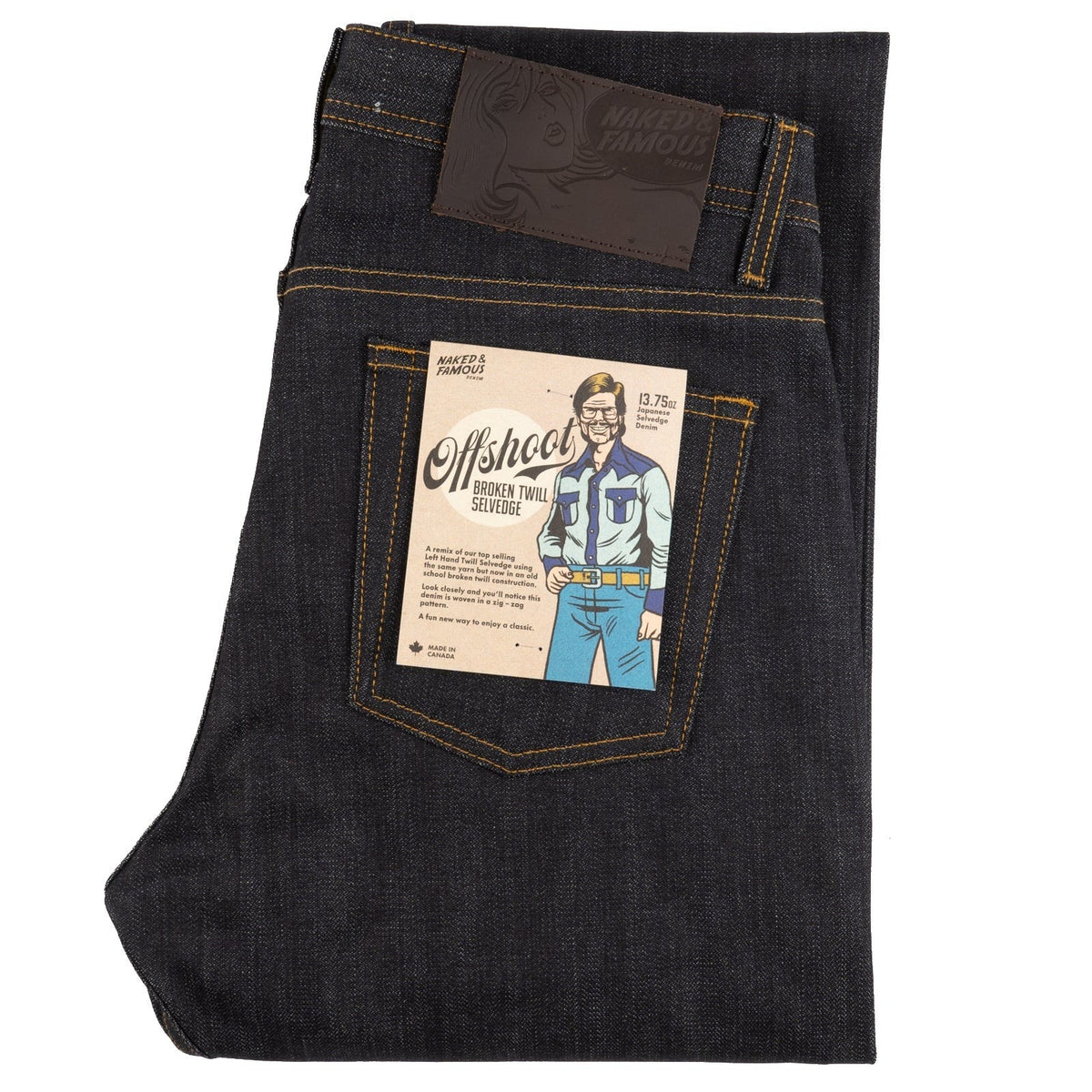 【Naked & Famous】Offshoot Broken Twill Selvedge 13.75oz – Blue Beach Denim